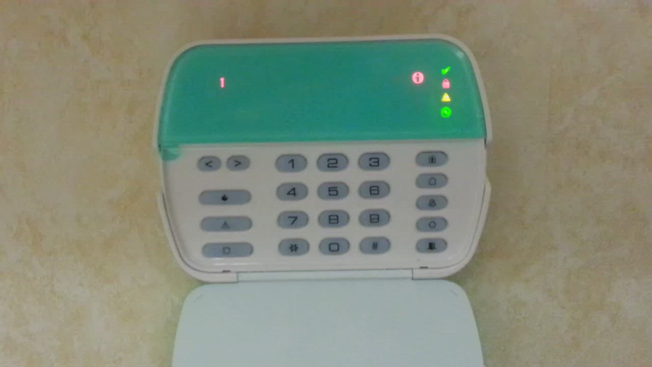 DSC PK5508 - nagłe nietypowe działanie klawiatury alarmowej, co może ...