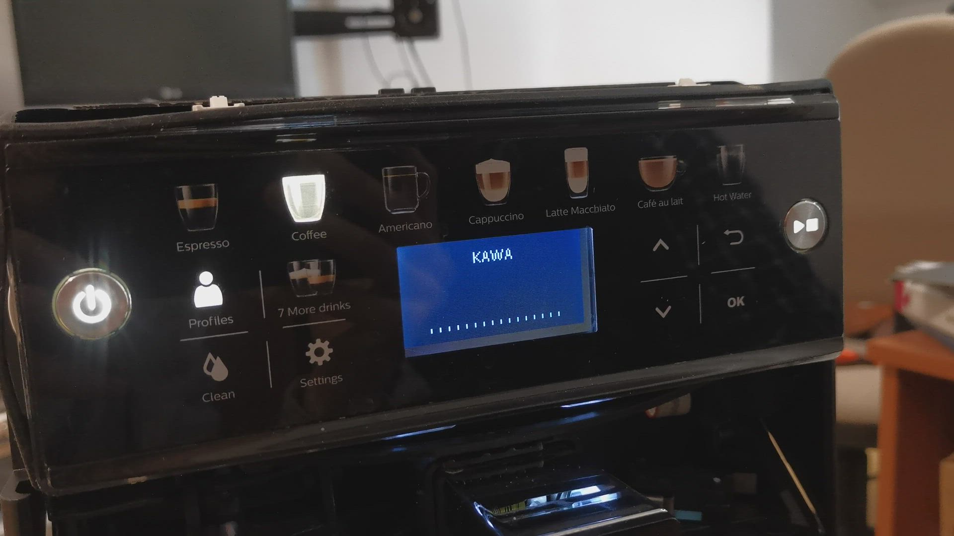 Saeco Picobaristo Deluxe SM5573/10 - komunikat "DOSYP ZIARNA KAWY"